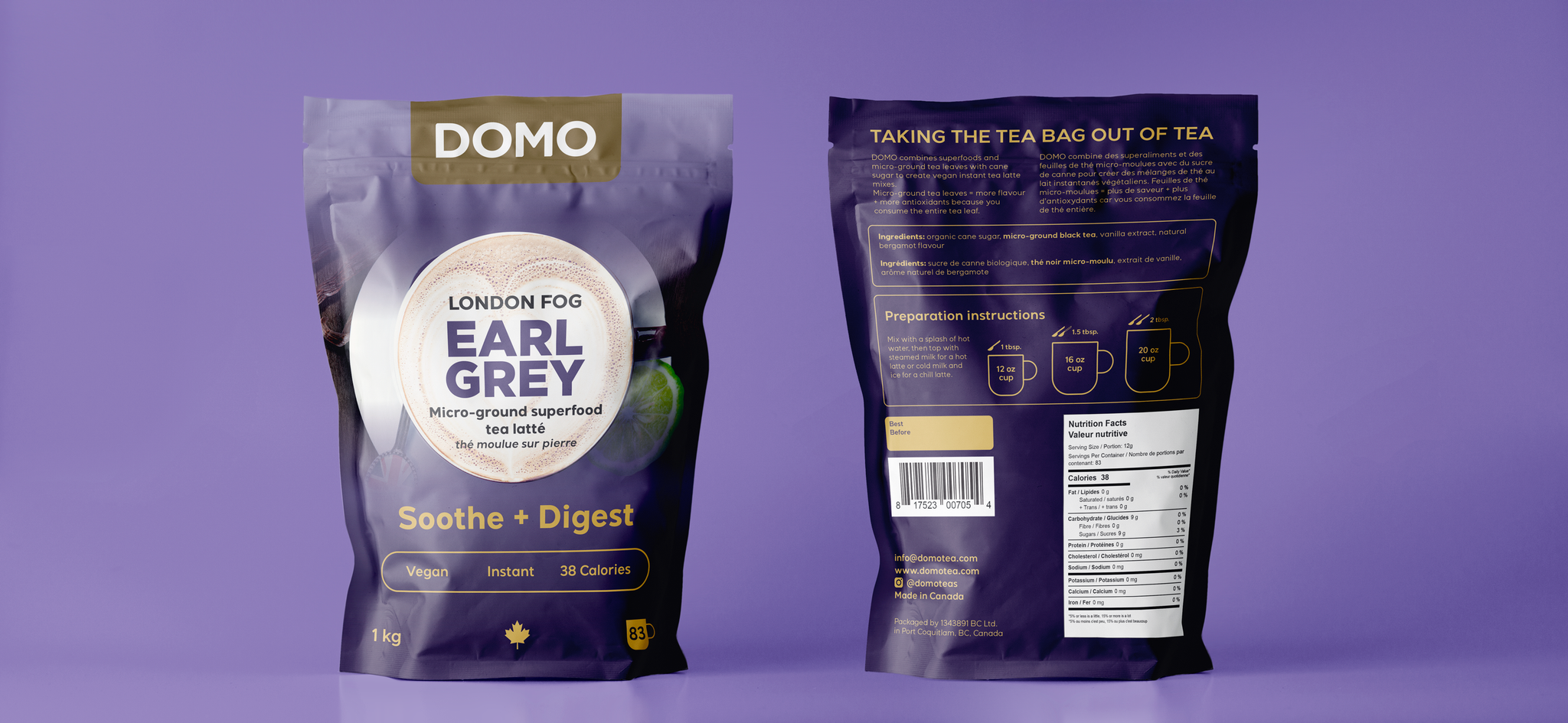 Domo Tea - Canadian crafted Nutrient Rich Matchas made with Superfoods