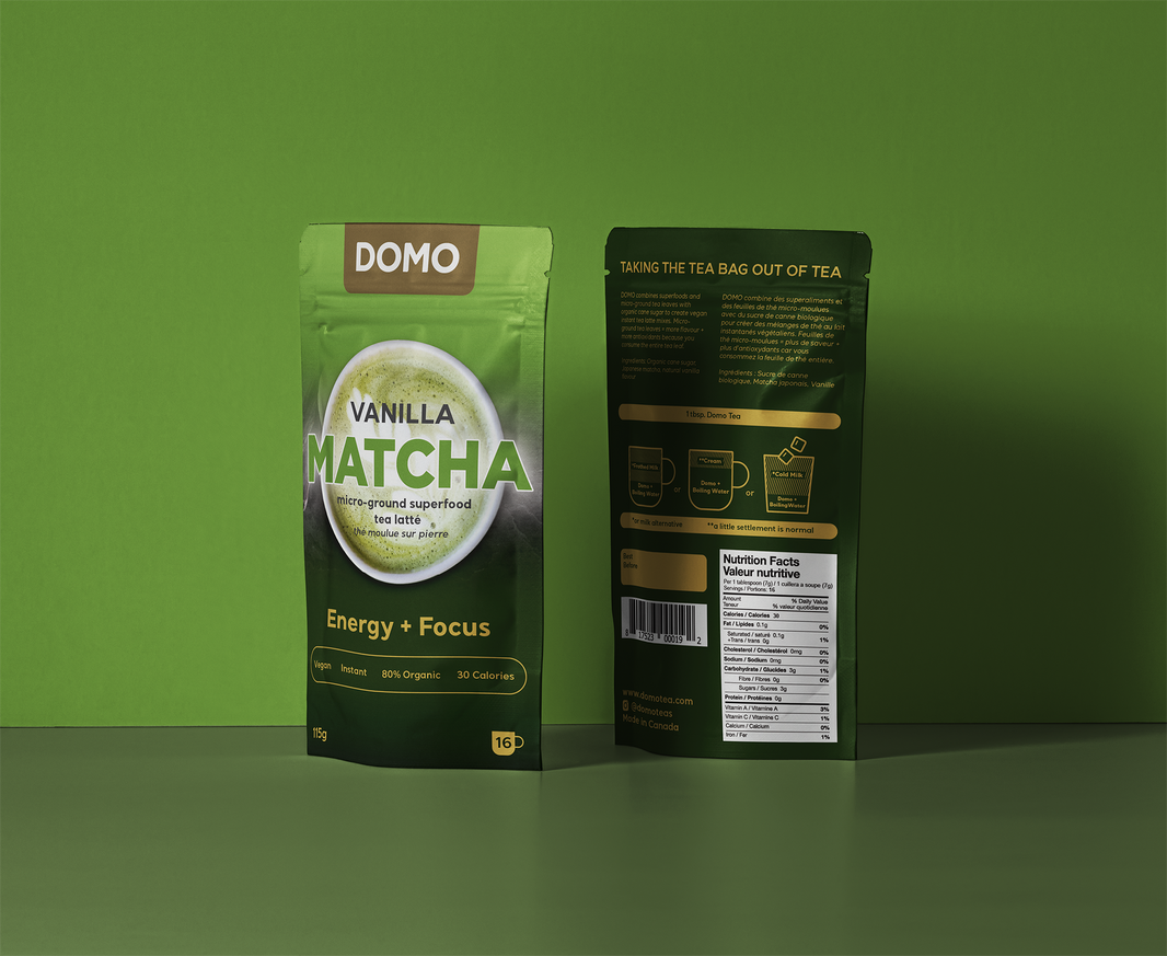 Domo Tea - Canadian crafted Nutrient Rich Matchas made with Superfoods