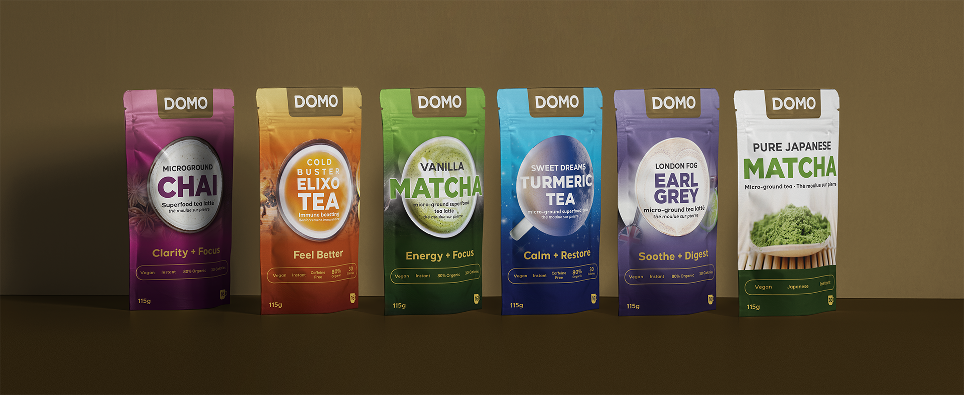 Domo Tea - Canadian crafted Nutrient Rich Matchas made with Superfoods