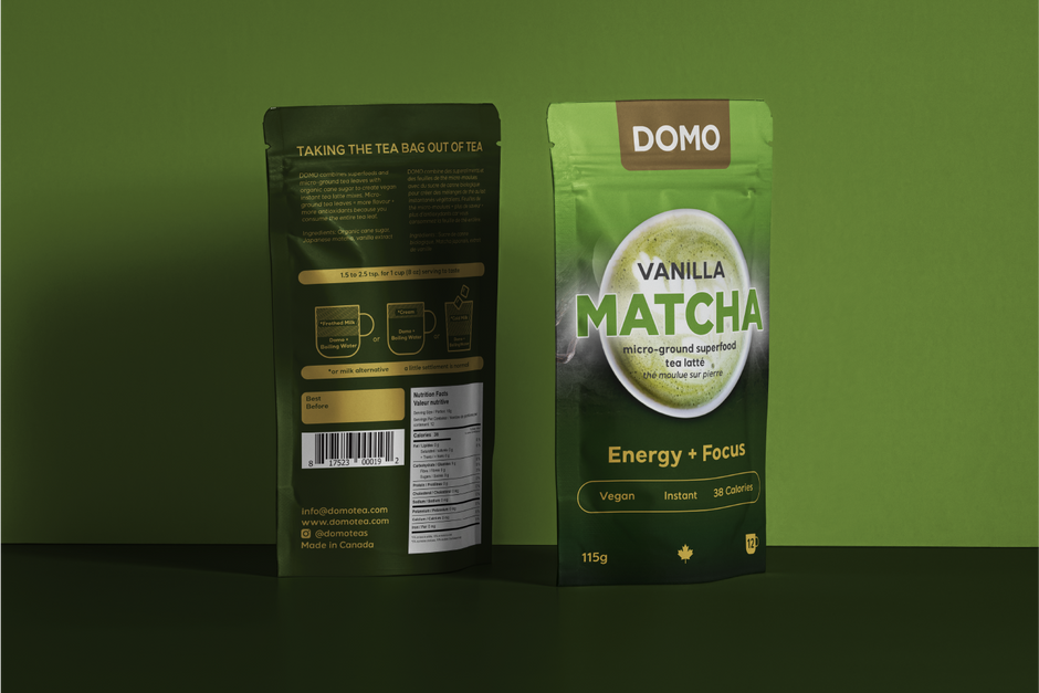 Domo Tea - Canadian crafted Nutrient Rich Matchas made with Superfoods