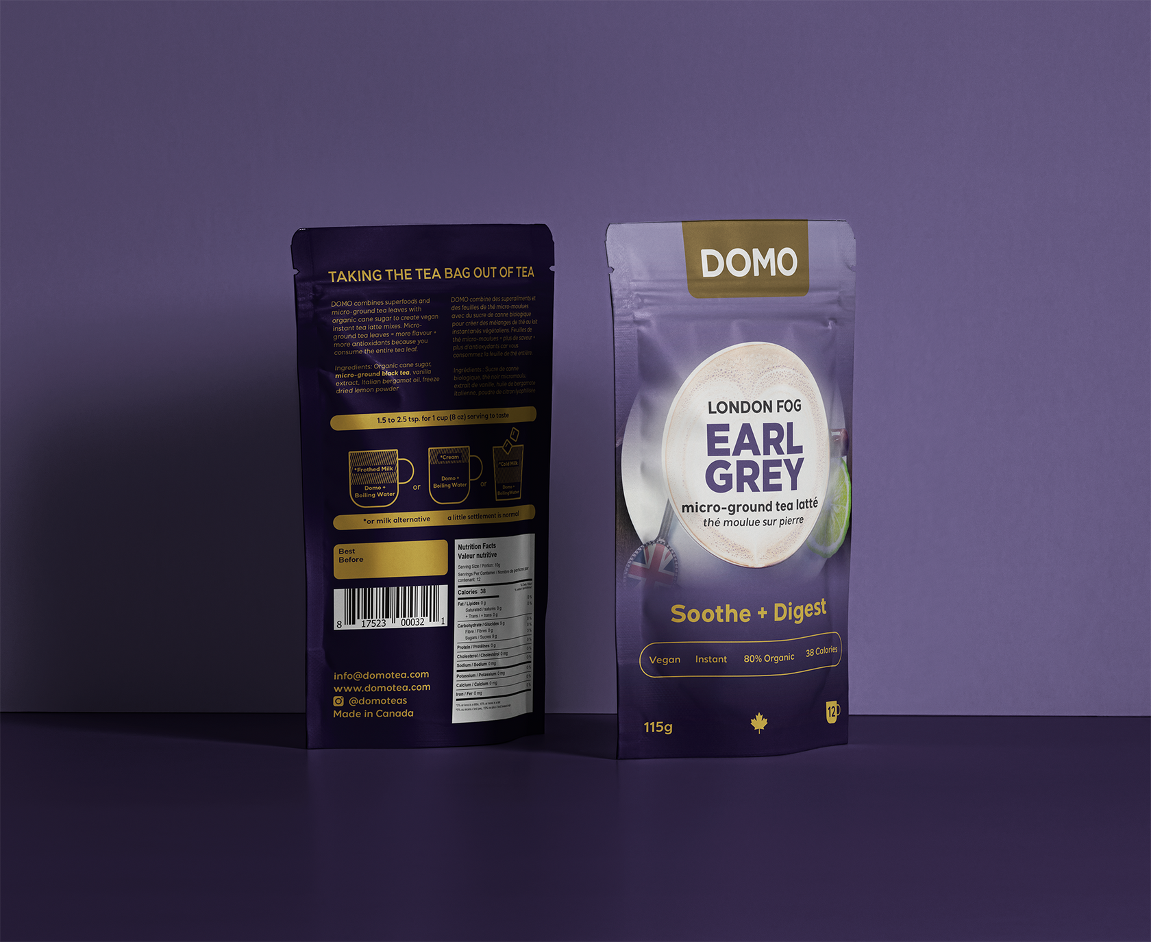 Domo Tea - Canadian crafted Nutrient Rich Matchas made with Superfoods
